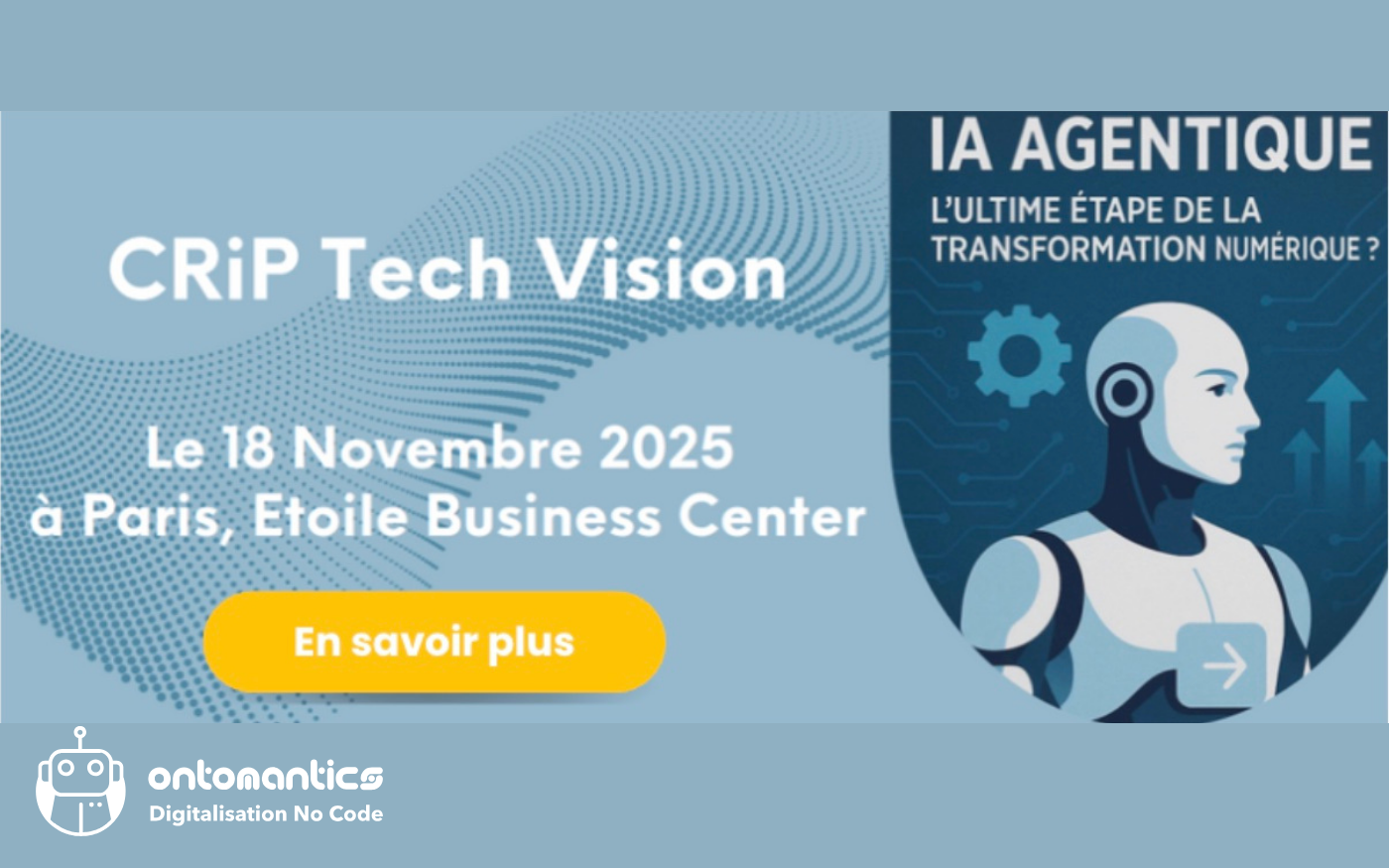Ontomantics à la Journée du CRIP : cap sur l’IA agentique - Ontomantics